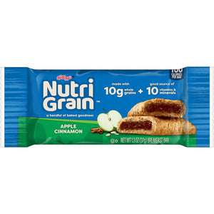 Kelloggs Nutri Grain Bars Apple Cinnamon 1.3oz/37g – US2U Johnsonville