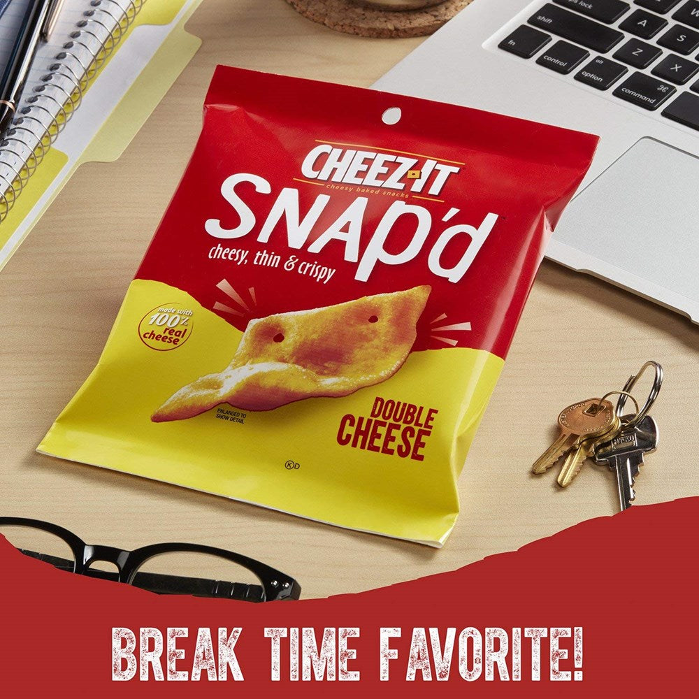 Cheez-it Snapped Double Cheese 0.75oz/21g (Best by Sept 2025) – US2U ...