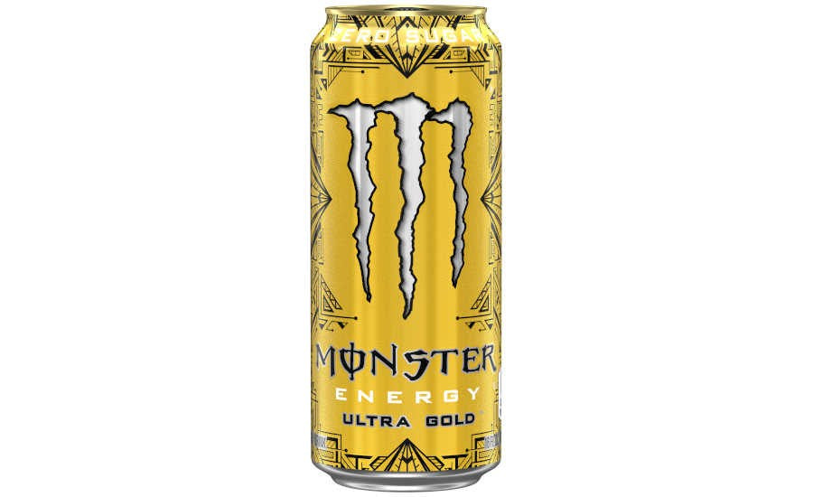Monster Ultra Gold can 16floz/473ml – US2U Johnsonville
