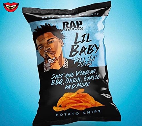 Rap Snacks Potato Chips Lil Baby "All In" Flavor 2.5oz/71g – US2U ...