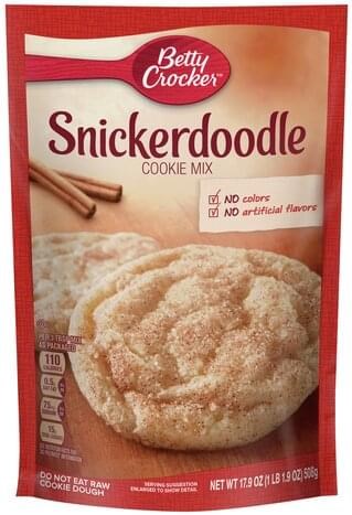 Betty Crocker Cookie Mix Snickerdoodle 17.9oz/508g – US2U Johnsonville