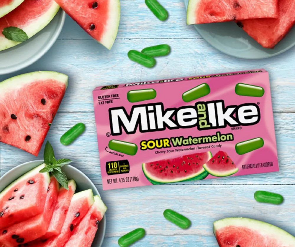 Mike & Ike Sour Watermelon TBX 4.25oz/120g – US2U Johnsonville
