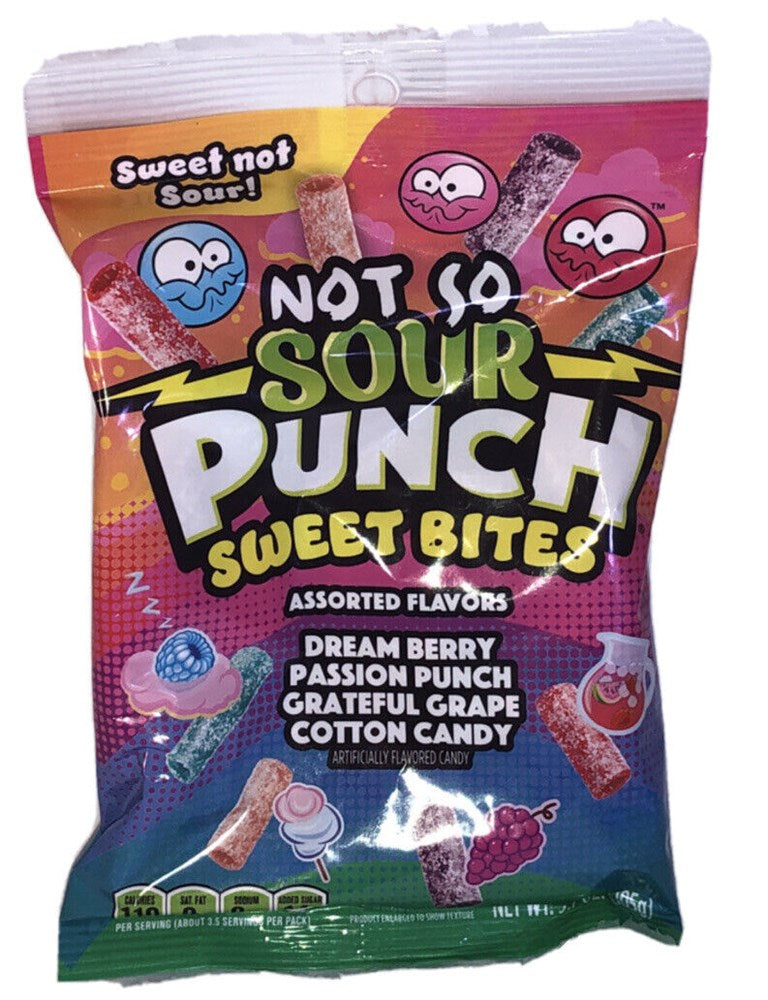 Sour Punch Bites Not so Sour Sweet Bites 3.7oz/105g – US2U Johnsonville