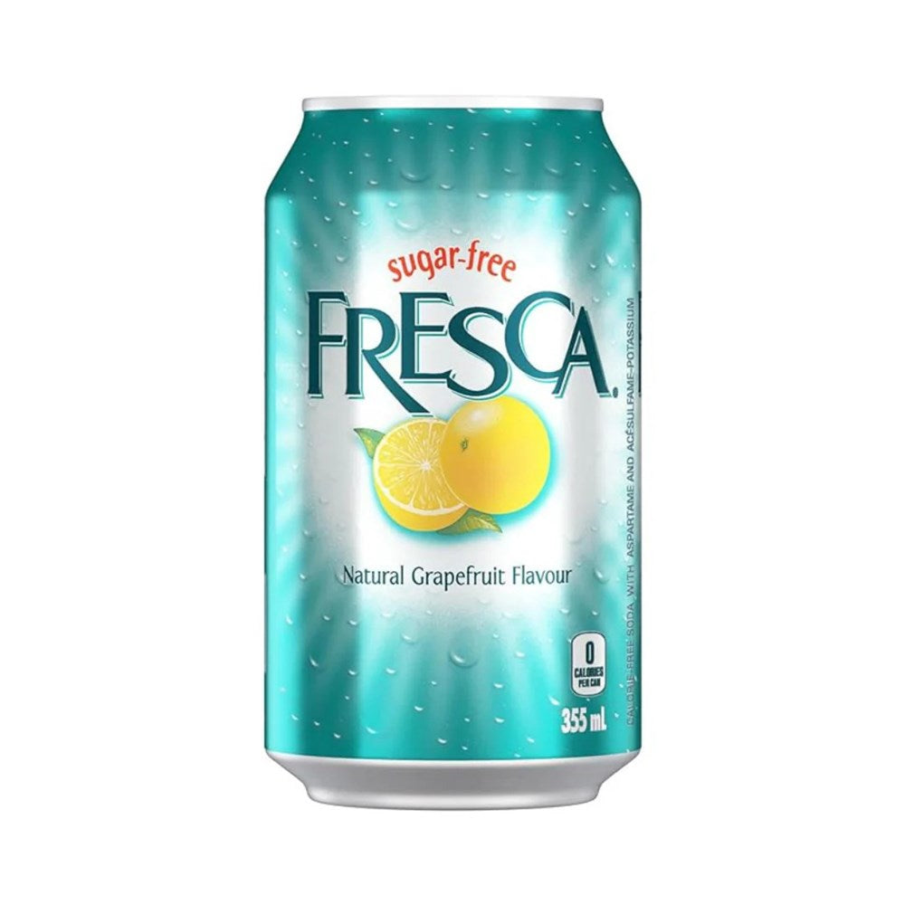 Fresca Sparkling Soda Water Grapefruit Citrus Sugar Free 12floz/355ml ...