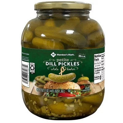 Member's Mark Petite Dill Pickles 46oz – US2U Johnsonville