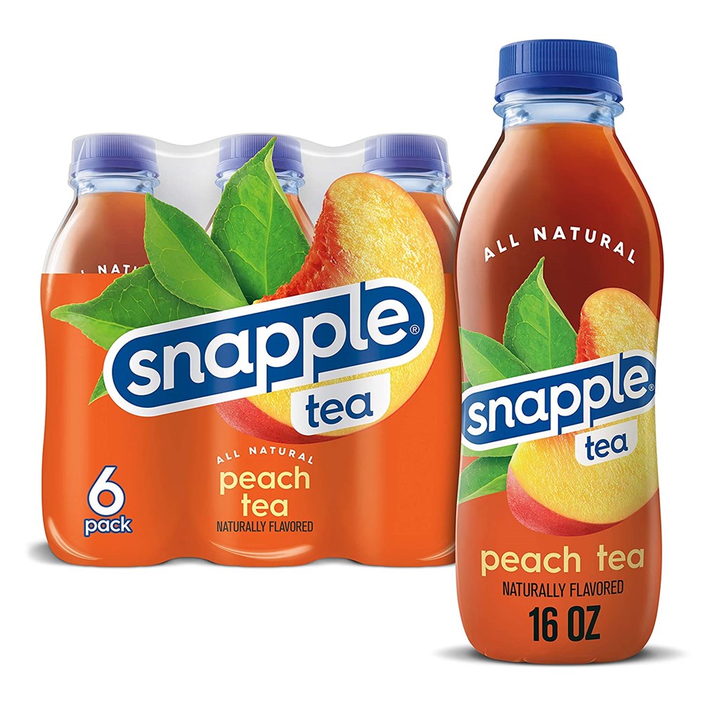 Snapple Peach Tea 6pk 16floz/473ml – US2U Johnsonville