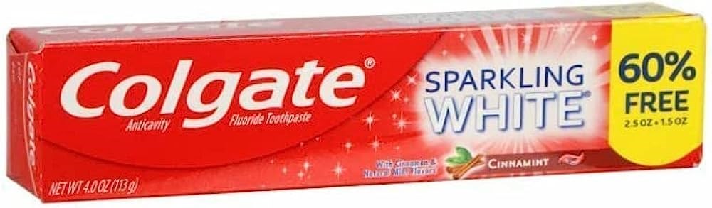 Colgate Sparkling White Cinnamint Toothpaste – US2U Johnsonville