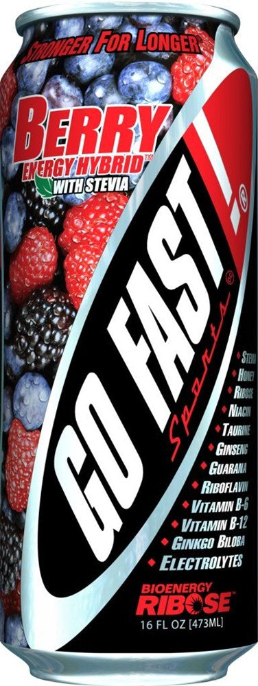 Go Fast Energy Berry Supplement Drink can 16floz/473ml – US2U Johnsonville