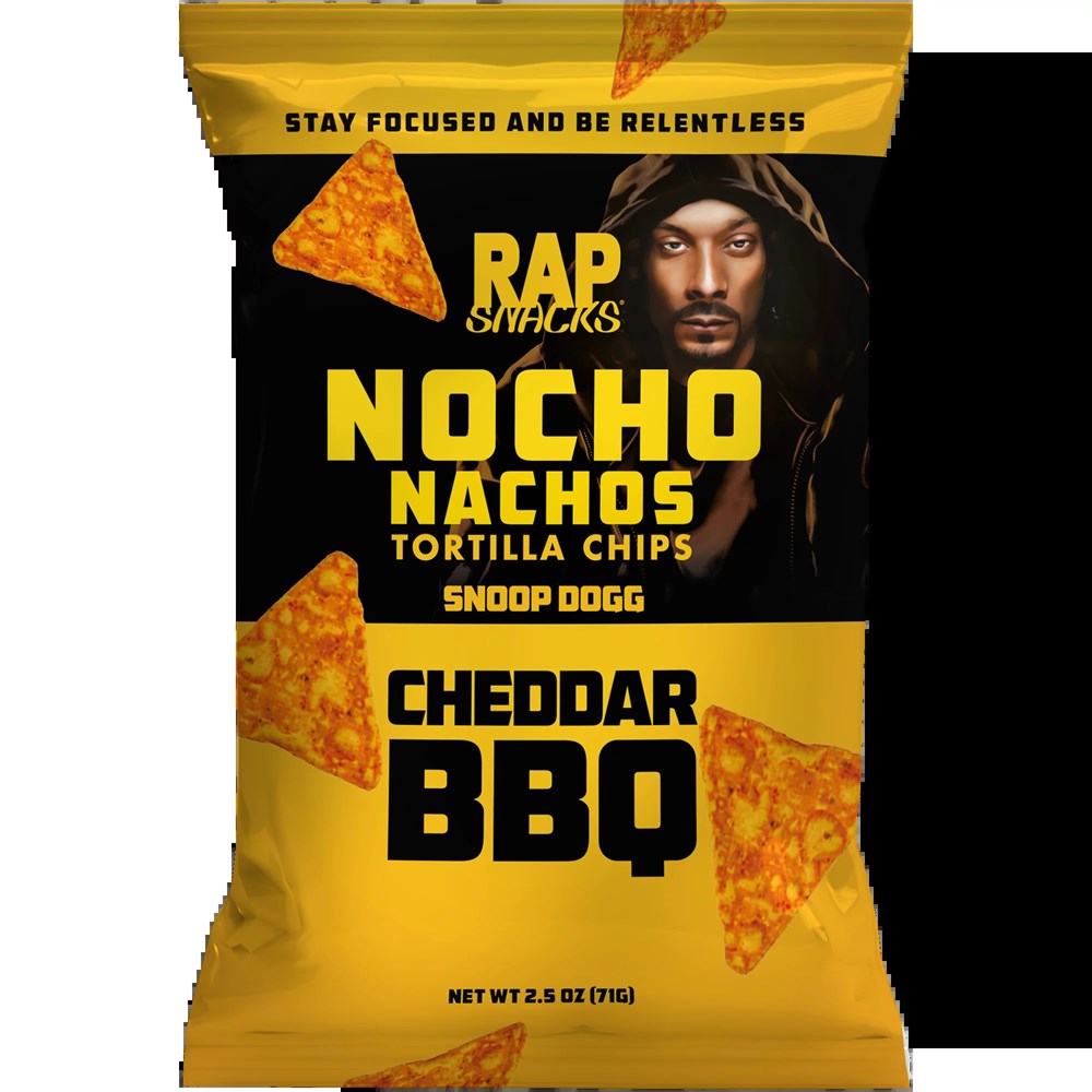 Rap Snacks Nocho NachoTortilla Chips Snoop Dog Cheddar BBQ 2.5oz – US2U ...